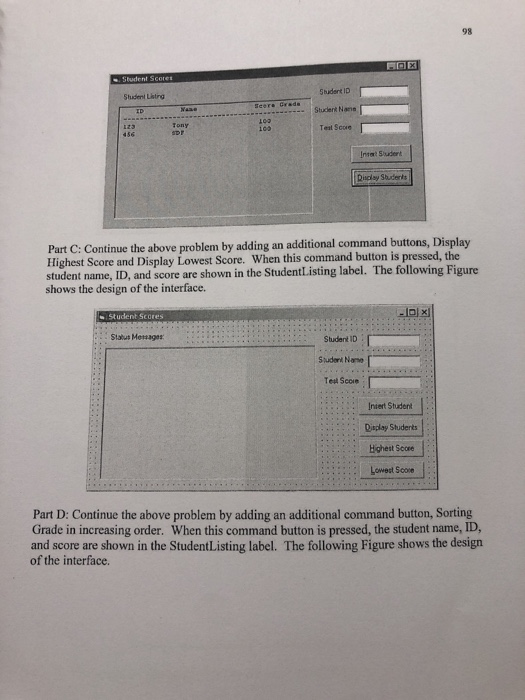 Solved Objective: Use Visual Basic to develop programs using | Chegg.com