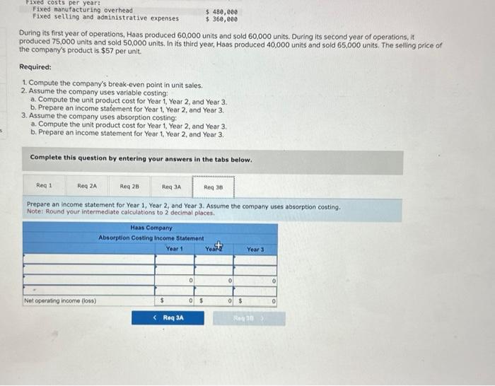 Solved Problem 6-18 (Algo) Variable and Absorption Costing | Chegg.com