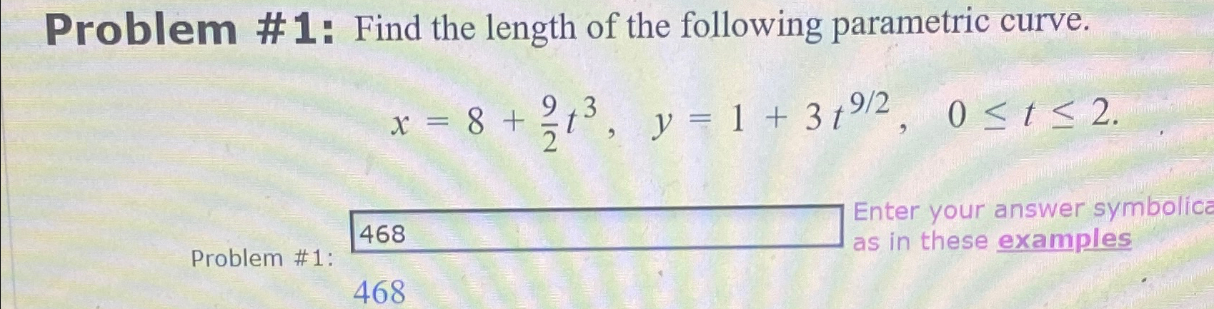 Solved Problem # 1: Find the length of the following | Chegg.com