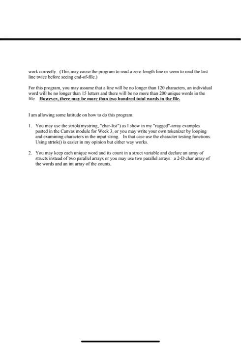 Solved Write A C Program That Reads Lines Of Text From A 