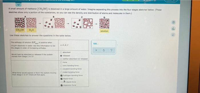 Solved A small amount of methanol (CH,OH) is dissolved in a | Chegg.com Solved A small amount of methanol (CH,OH) is dissolved in a | Chegg.com
