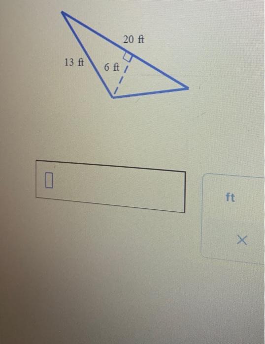 Solved Find the area of the triangle below. Be sure to | Chegg.com