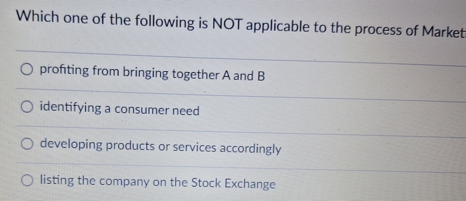 Solved Which one of the following is NOT applicable to the | Chegg.com