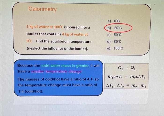 Solved make a simple CONCEPT DRAWING of Calorimetry in | Chegg.com
