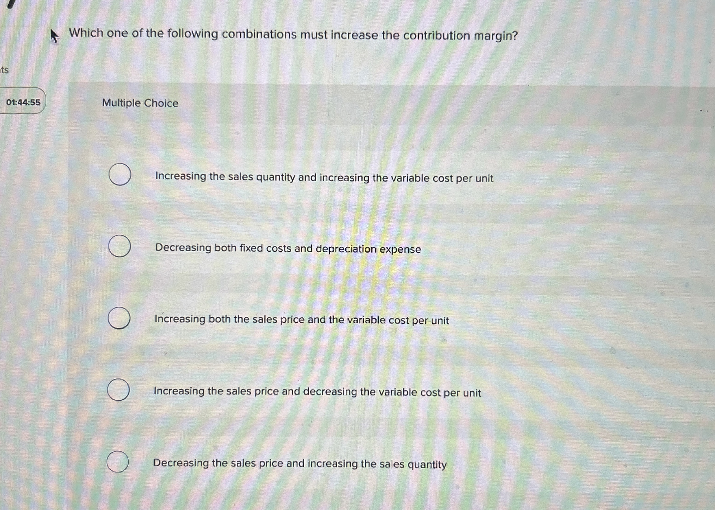 Solved Which one of the following combinations must increase | Chegg.com