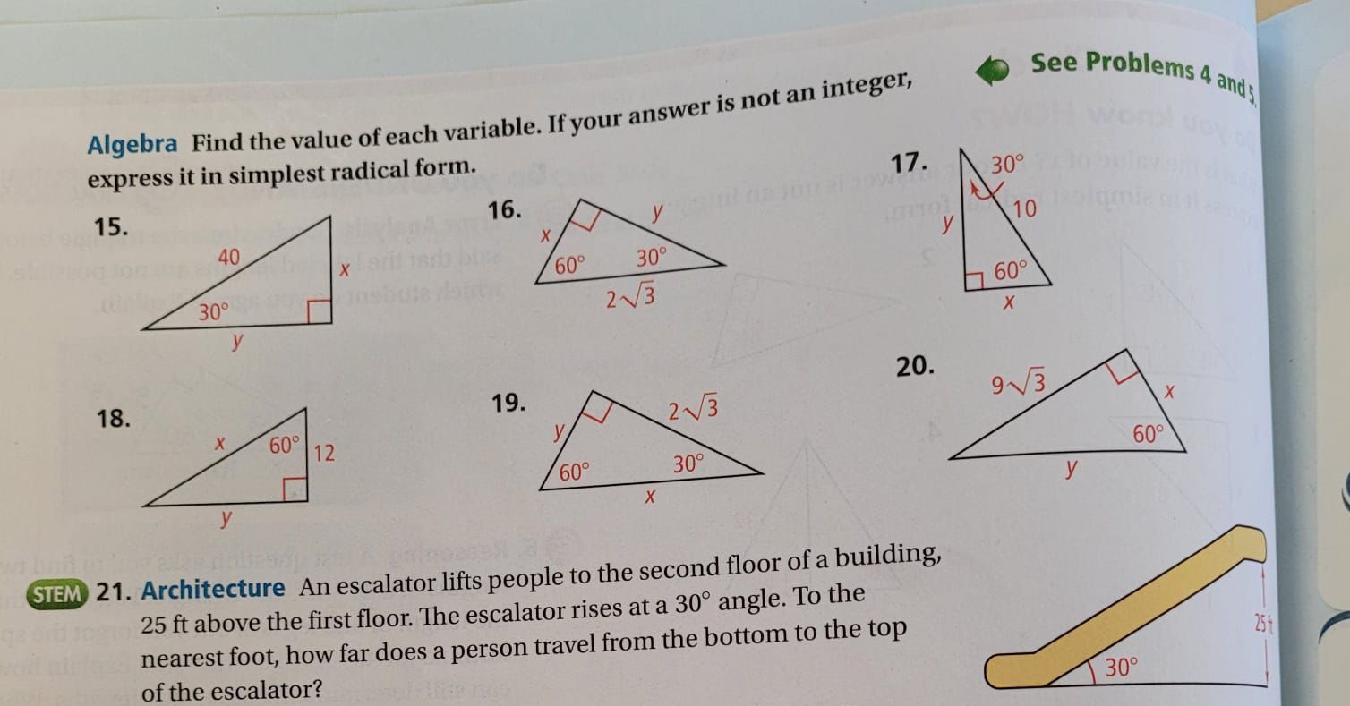 Solved I need to resolve these from 15-21Algebra Find the | Chegg.com