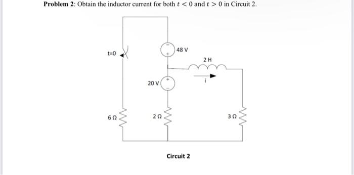 Solved Problem 1: Consider Circuit 1. Find v0(t) and vx(t) | Chegg.com