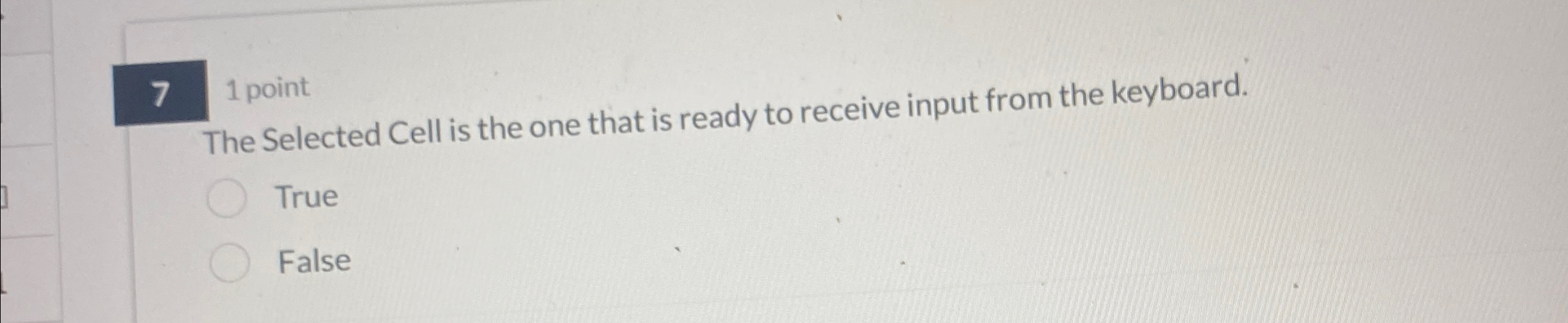 Solved 71 pointThe Selected Cell is the one that is ready | Chegg.com Solved 71 pointThe Selected Cell is the one that is ready | Chegg.com