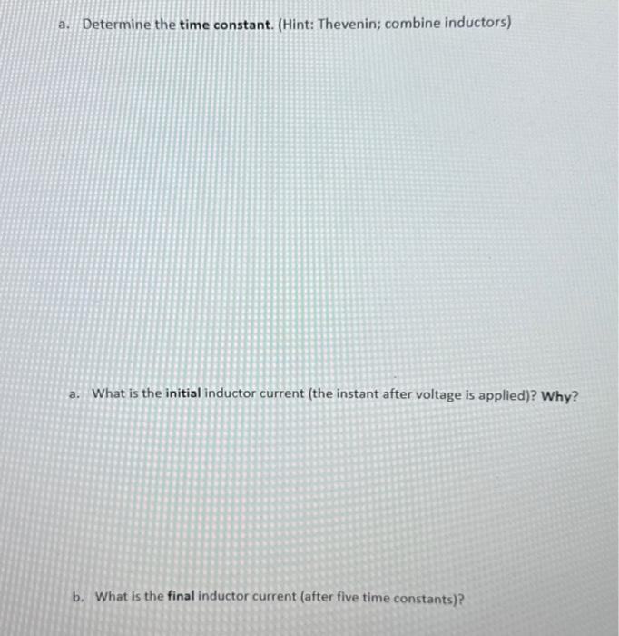 Solved Components:c. What are the initial and final (after | Chegg.com
