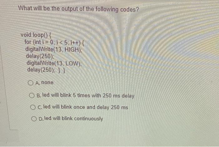 Solved What is a use of following codes? void) { | Chegg.com