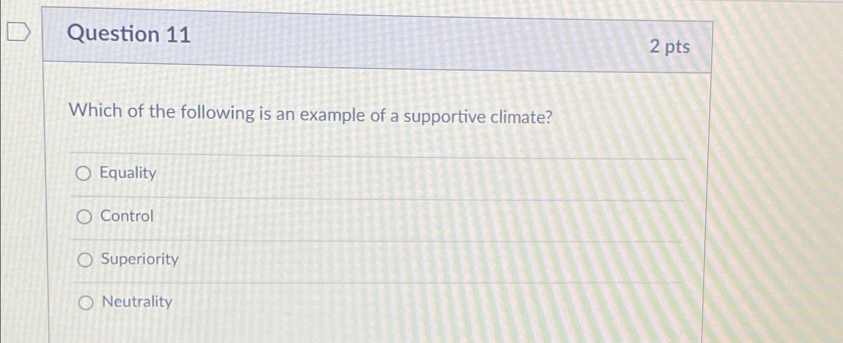 Solved Question 112 ﻿ptsWhich of the following is an example | Chegg.com
