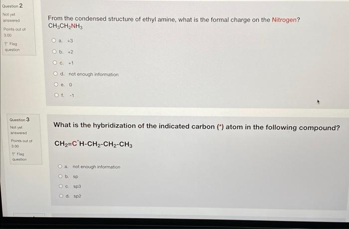 Solved Cuestion 2 Nrom the condensed structure of ethyl | Chegg.com