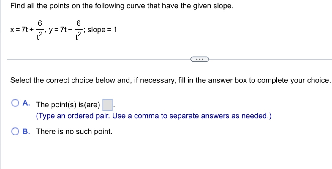 Solved Find all the points on the following curve that have | Chegg.com