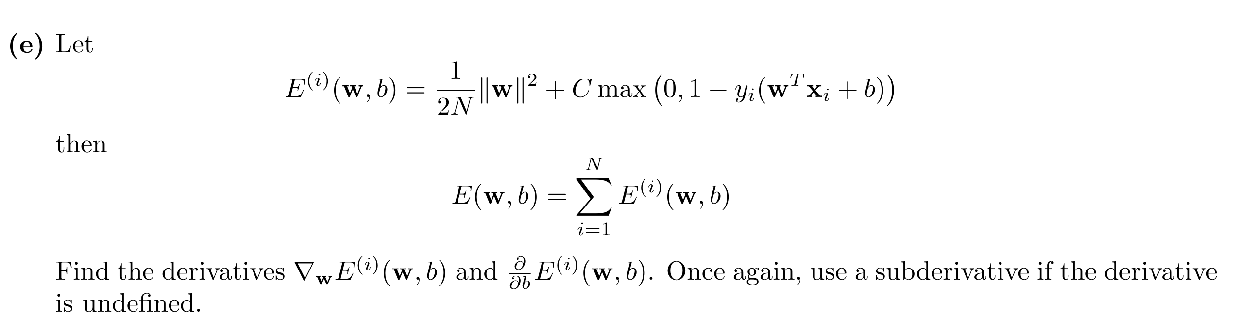 Solved (e) | Chegg.com