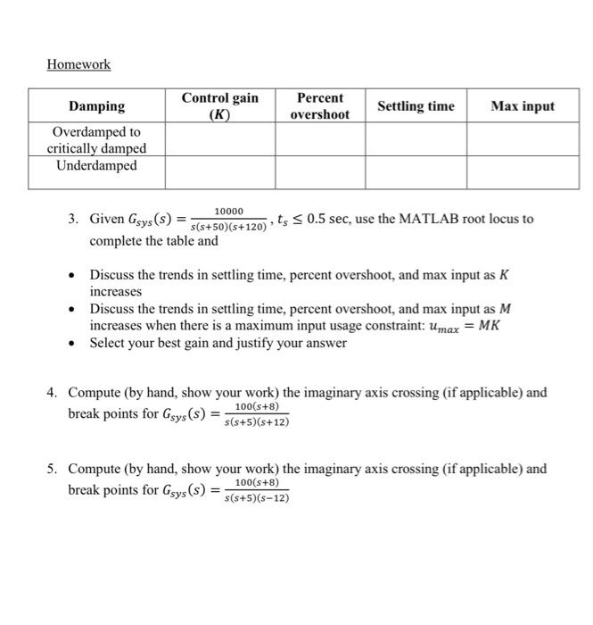 Solved Homework 3. Given | Chegg.com