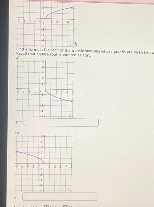 Solved rind a tormula for each of the transformations whose | Chegg.com