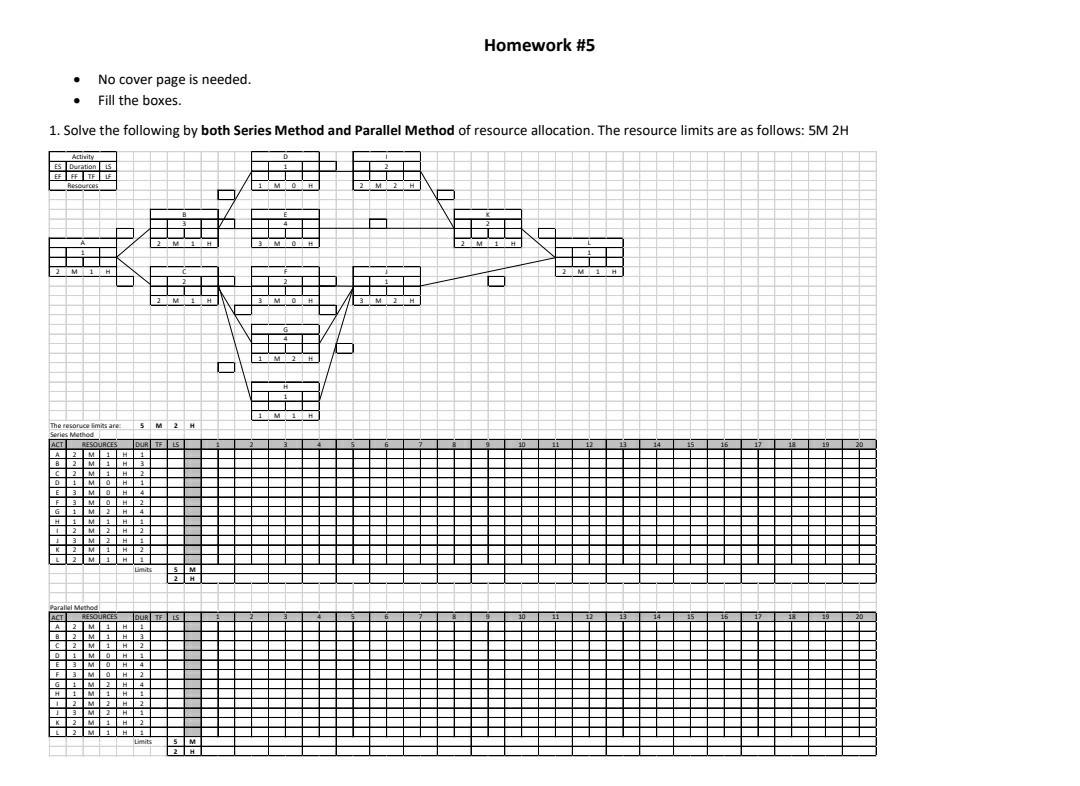 Solved Homework 5 5 No Cover Page Is Needed Fill The