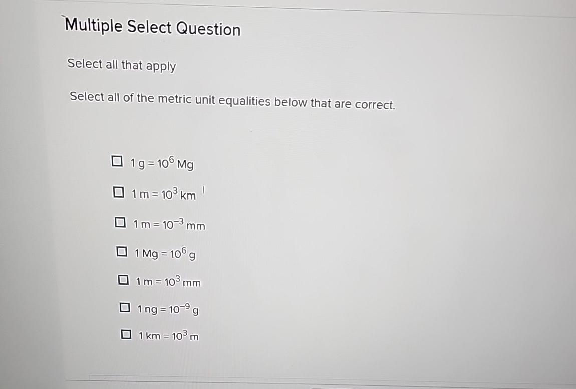 Solved Multiple Select QuestionSelect all that applySelect | Chegg.com Solved Multiple Select QuestionSelect all that applySelect | Chegg.com