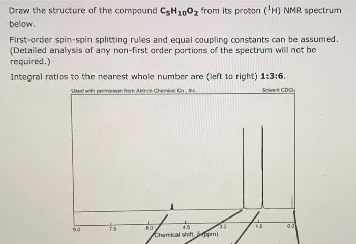 Solved Draw the structure of the compound C5H13N from its | Chegg.com