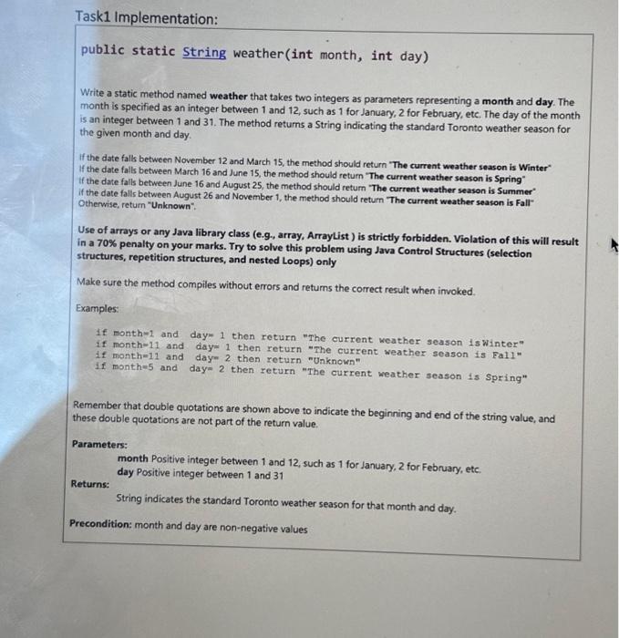 Solved need the java code asapthey should pass all the tests | Chegg.com