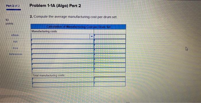 Solved Required information Problem 1-1A (Algo) Classifying | Chegg.com