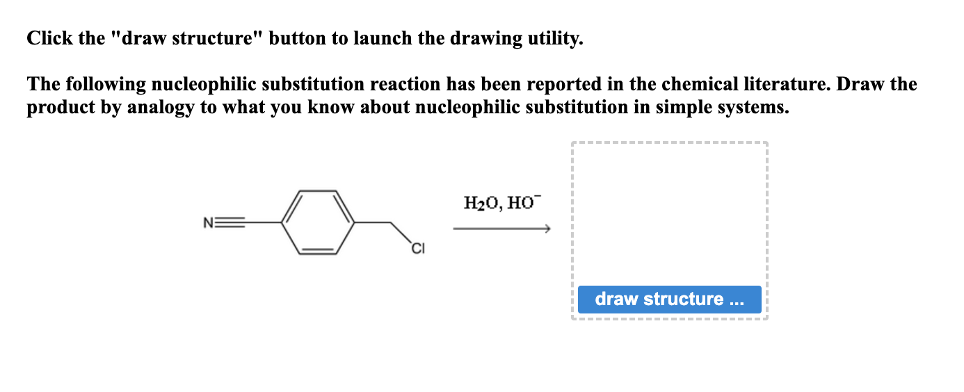Solved Draw structure ... ﻿Click the "draw structure" button | Chegg.com
