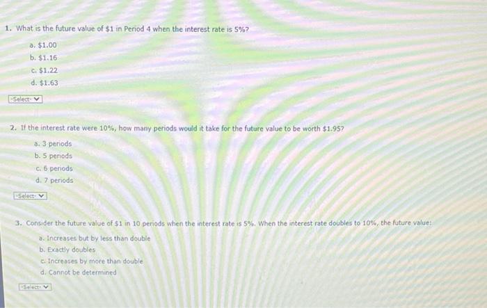 Solved Conceptual Overview: Explore the growth of $1 for | Chegg.com