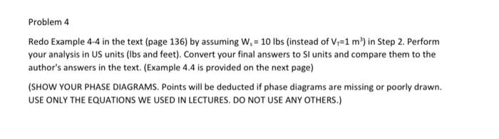 Solved Problem 4 Redo Example 4-4 in the text (page 136) by | Chegg.com