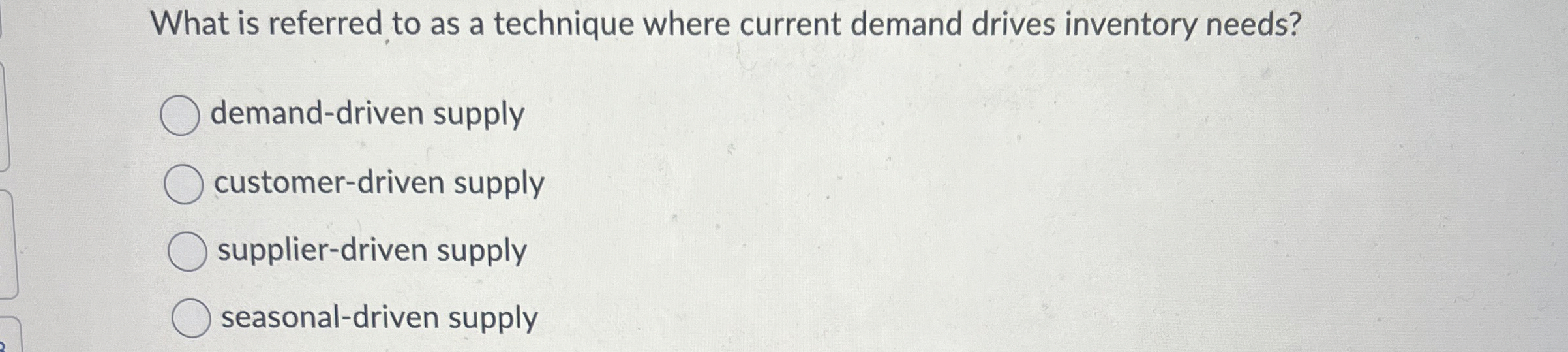 Solved What is referred to as a technique where current | Chegg.com