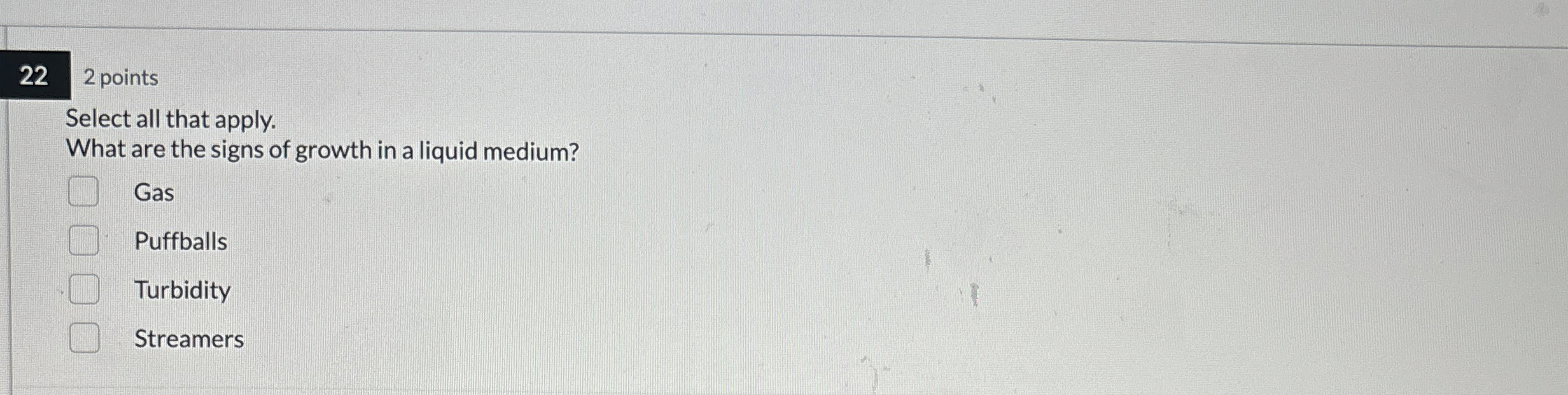 Solved 222 ﻿pointsSelect all that apply.What are the signs | Chegg.com