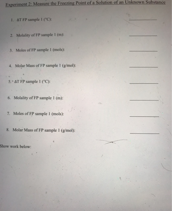 Solved Need help solving the calculationss. please show work | Chegg.com