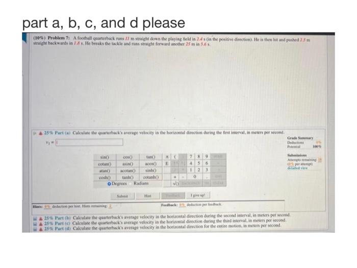 Solved part a, b, c, and d please | Chegg.com