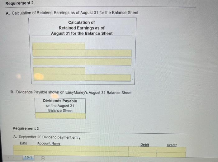 Solved Problem 10 1 Recording Dividends On August 15 2021 3154