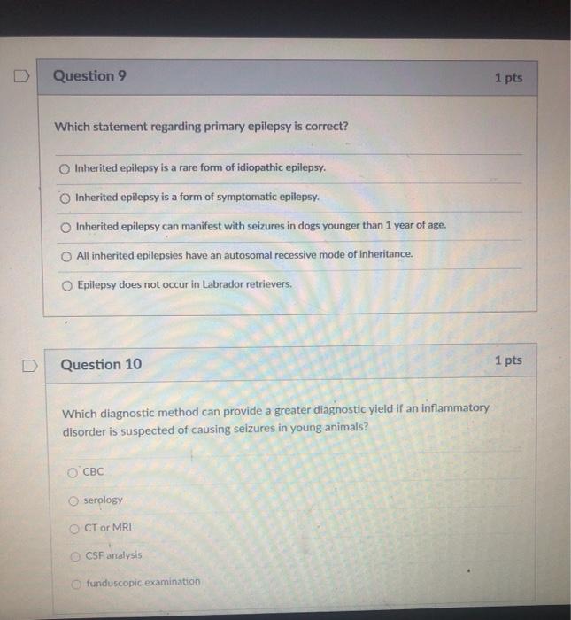 Solved Question 9 1 pts Which statement regarding primary | Chegg.com