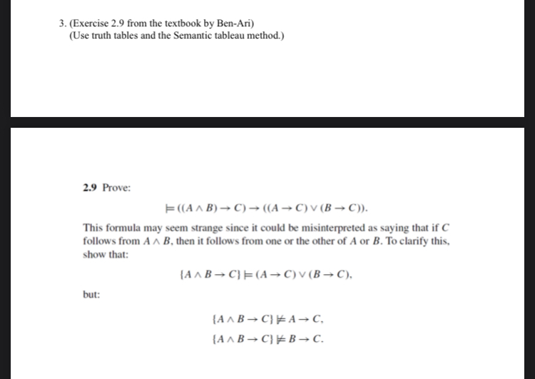 Solved (Exercise 2.9 ﻿from the textbook by Ben-Ari)(Use | Chegg.com