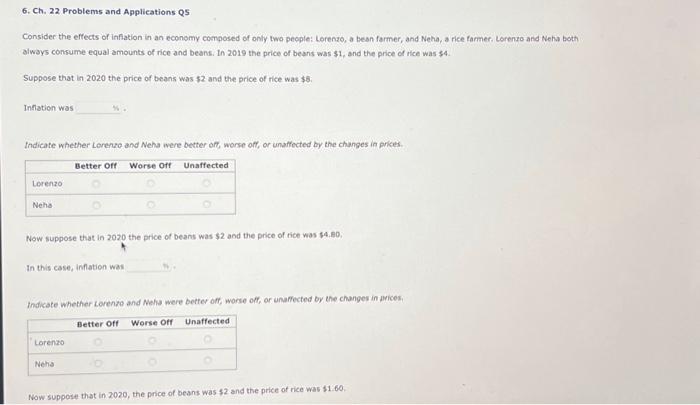 Solved 6. Ch. 22 Problems and Applications QS Consider the | Chegg.com Solved 6. Ch. 22 Problems and Applications QS Consider the | Chegg.com