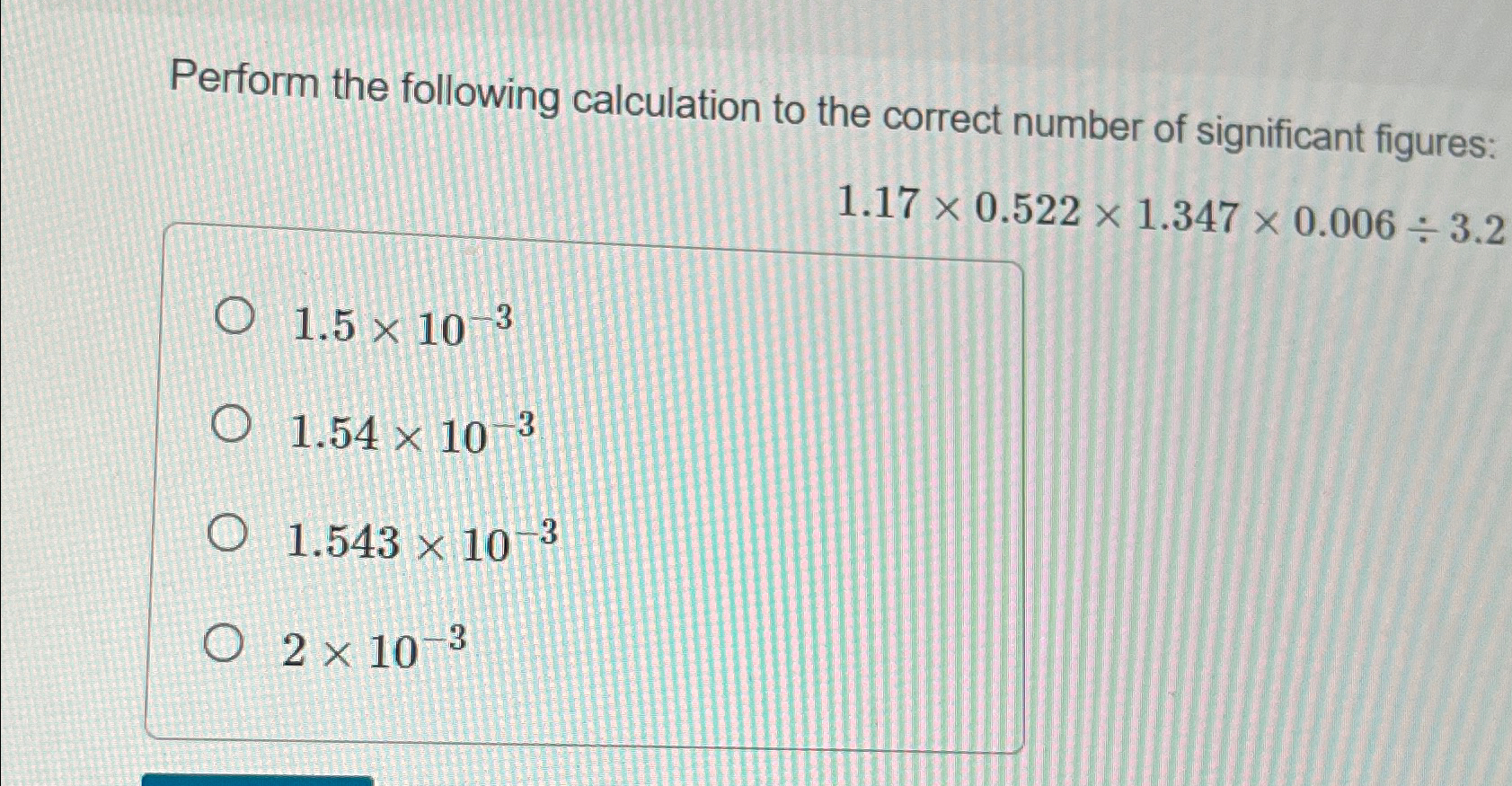Solved Perform the following calculation to the correct | Chegg.com