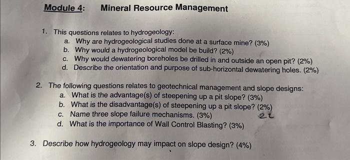 Solved Module 4: Mineral Resource Management 1. This | Chegg.com