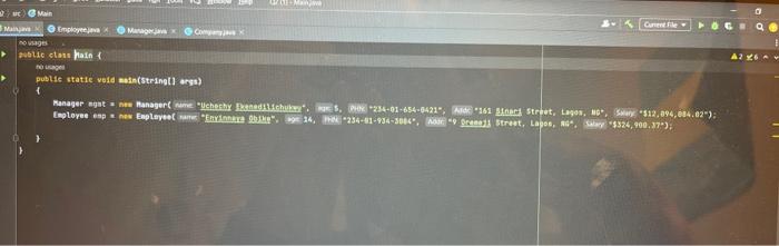 Solved Task modify previously made files to have some extra | Chegg.com