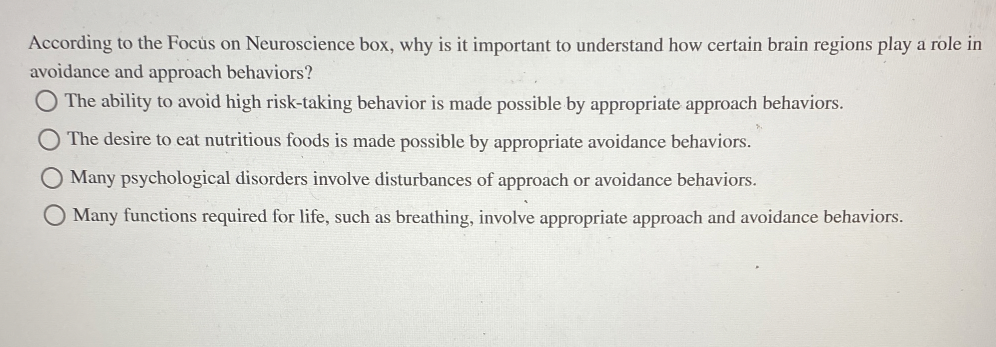 Solved According to the Focus on Neuroscience box, why is it | Chegg.com