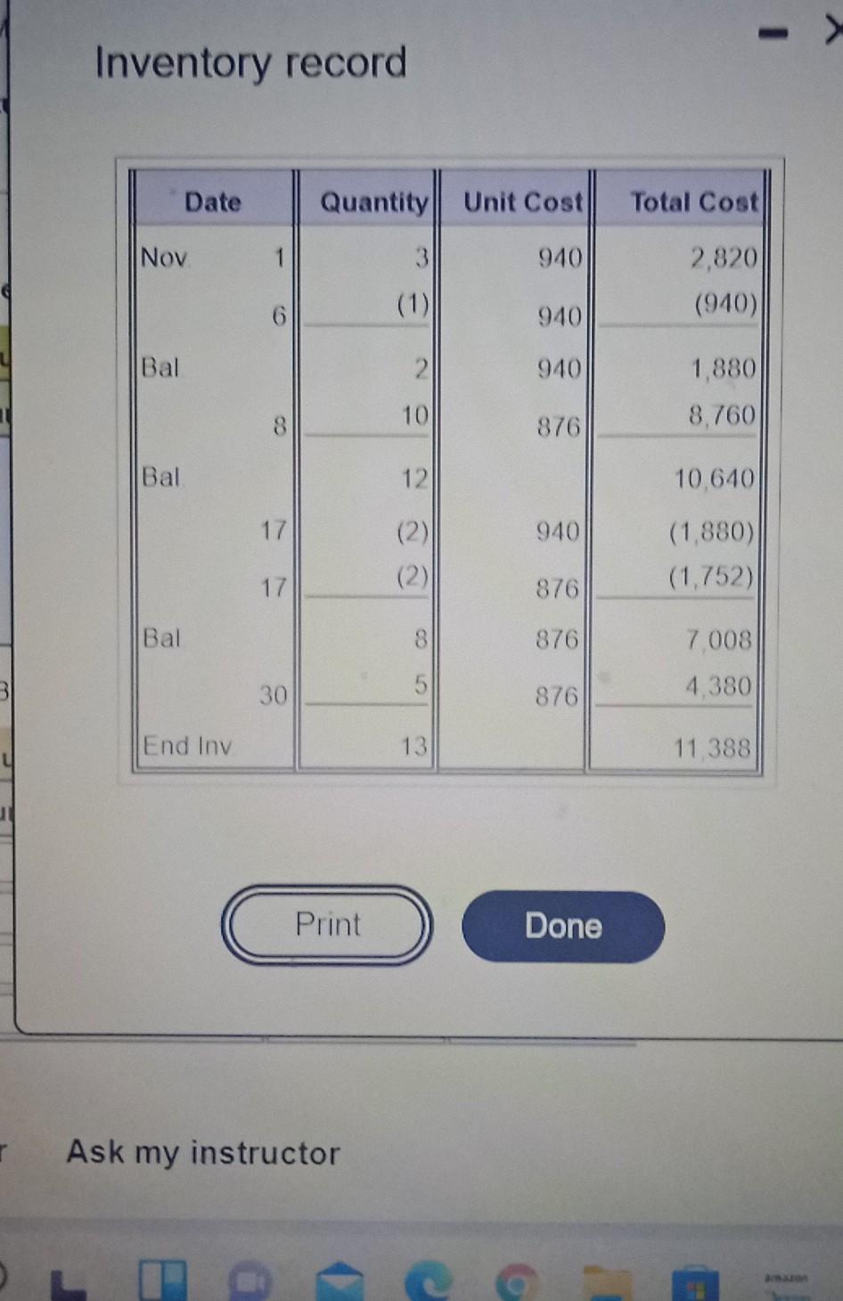 Solved Use the FIFO perpetual inventory record for Music | Chegg.com