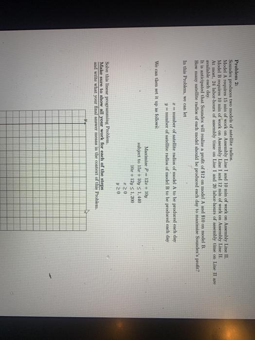 Solved Problem 2: Soundex produces two models of satellite | Chegg.com
