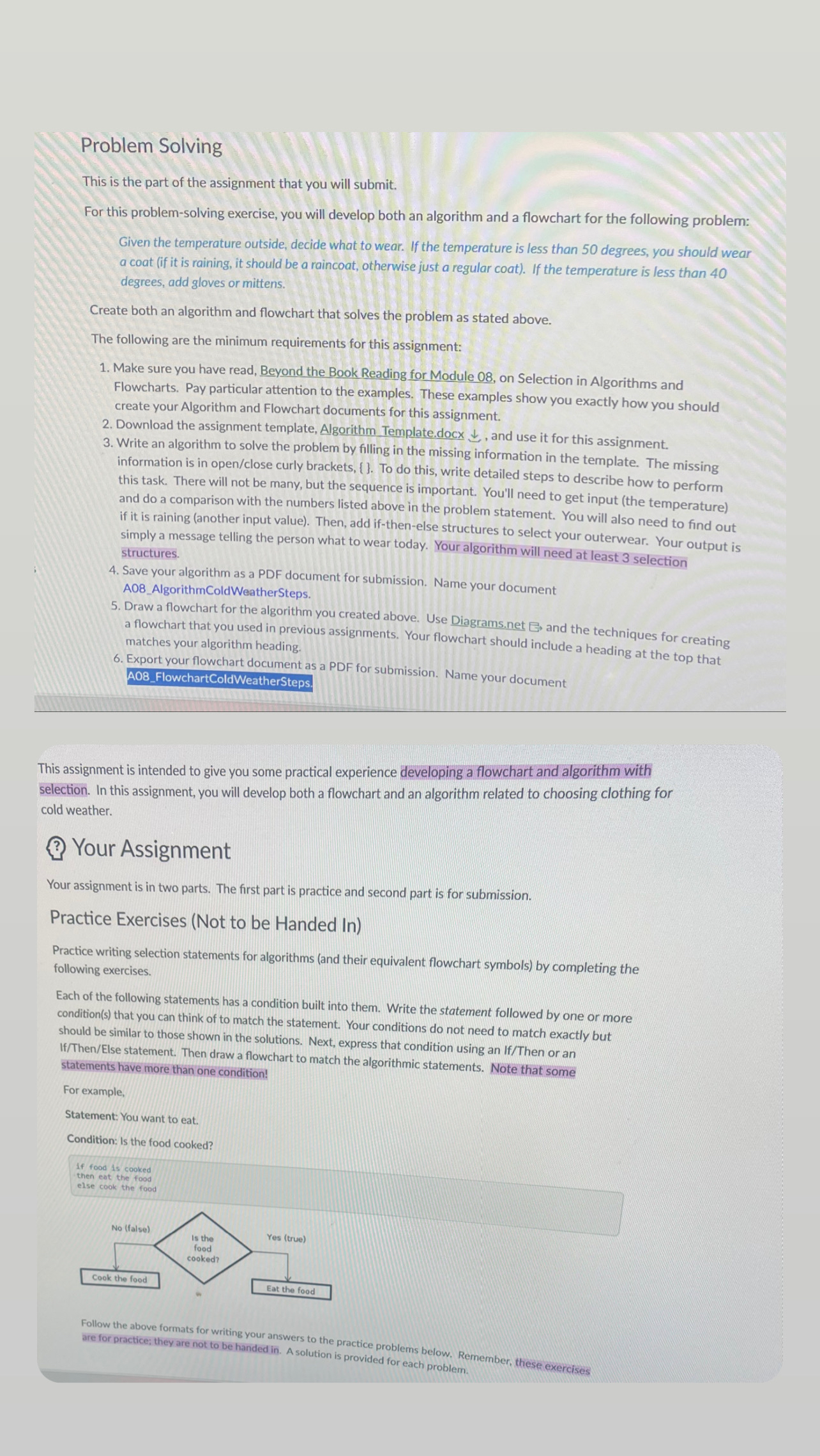 Solved i just need the flowchart I dont understand. | Chegg.com