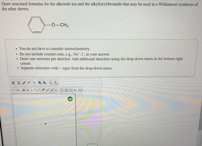 Solved Draw structural formulas for the alkoxide ion and the | Chegg.com