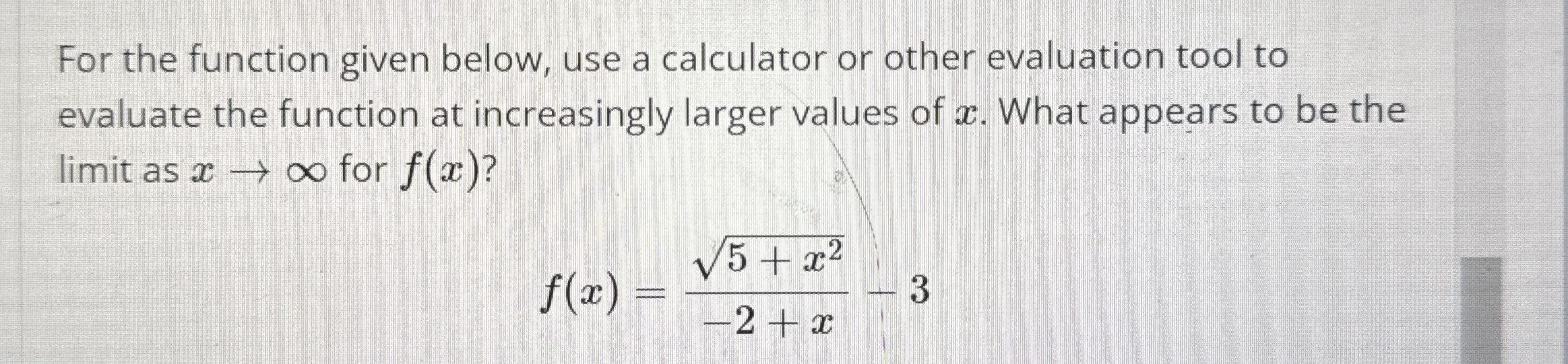 For the function given below, use a calculator or | Chegg.com