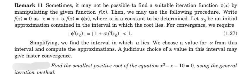 Solved The method is also called iteration method or method | Chegg.com