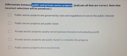 Solved Differentiate Between Public And Private Sector 9378