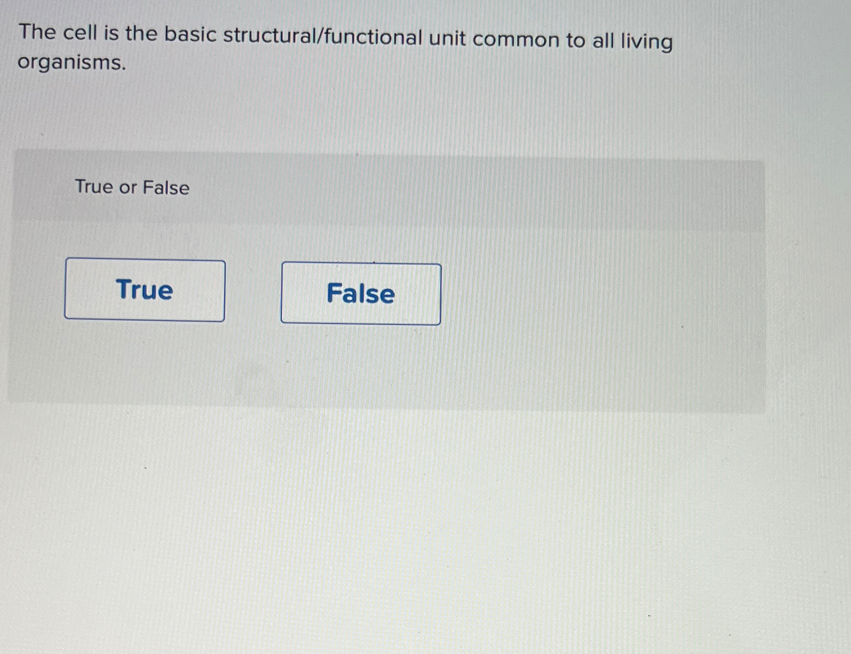 Solved The cell is the basic structural/functional unit | Chegg.com