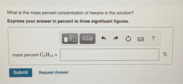 Solved The vapor above a mixture of pentane and hexane at | Chegg.com
