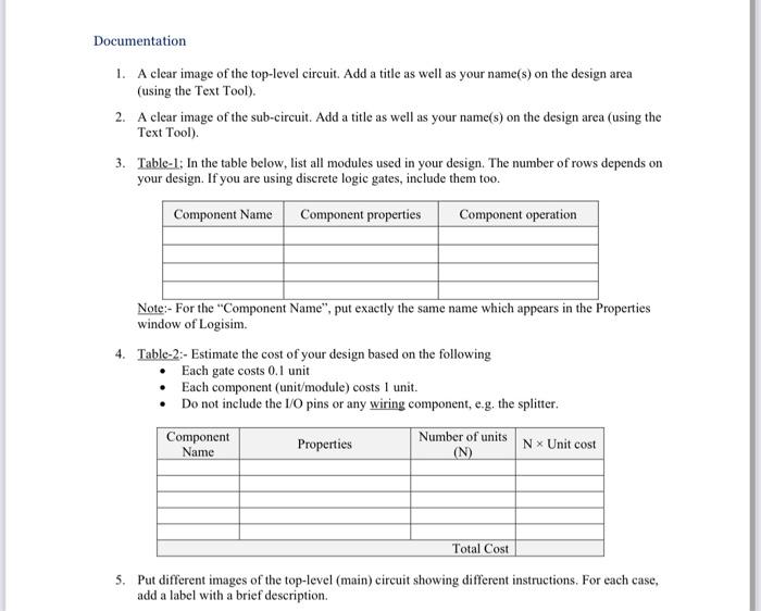 Design Requirements Design a section of an 8-bit | Chegg.com